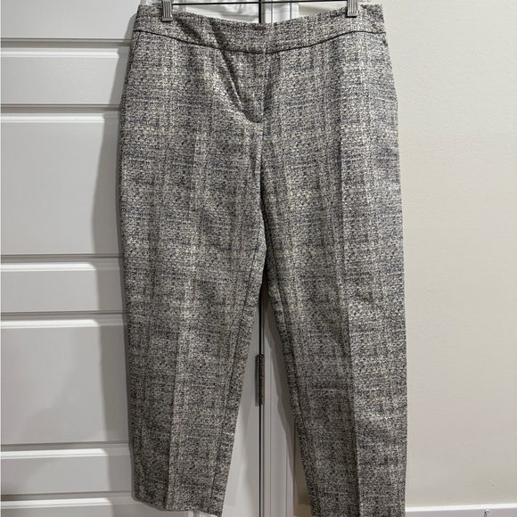 Boden | Pants & Jumpsuits | Boden Womens Metalic Silver Bistro Crop ...